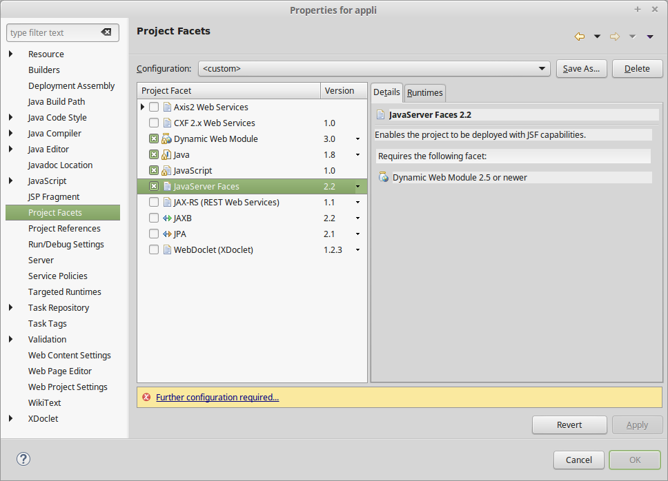 Java Server Faces (JSF) — Documentation Java EE 1.0
